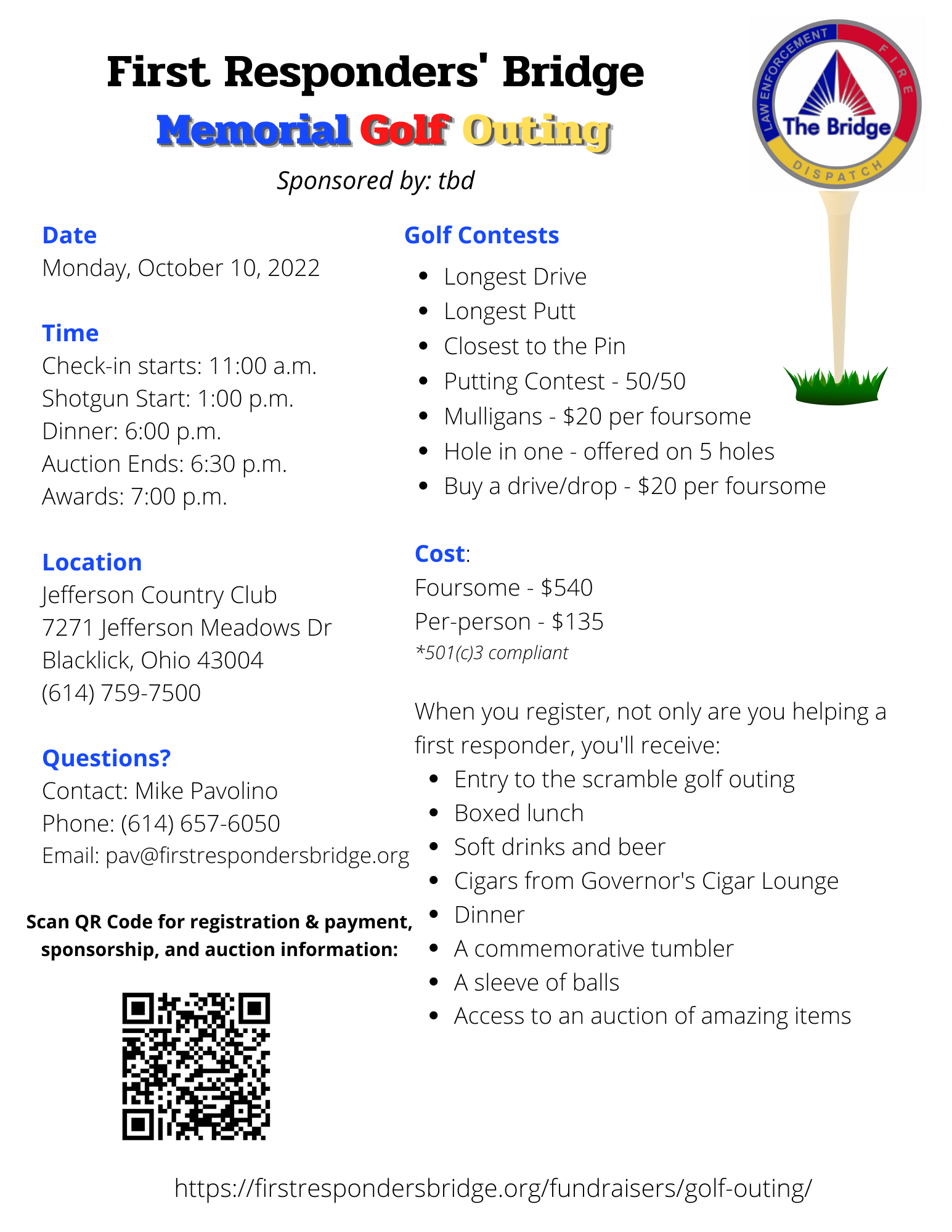 Welcome to the Retreat – July 2022 – First Responders' Bridge